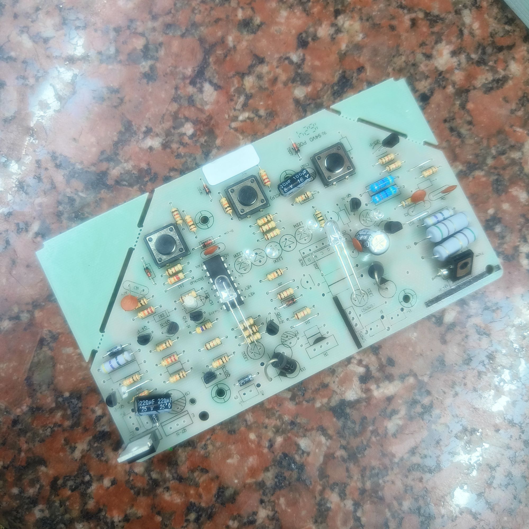 W170A Rechargeable Fan Circuit Board 12 V Battery Over Voltage ...