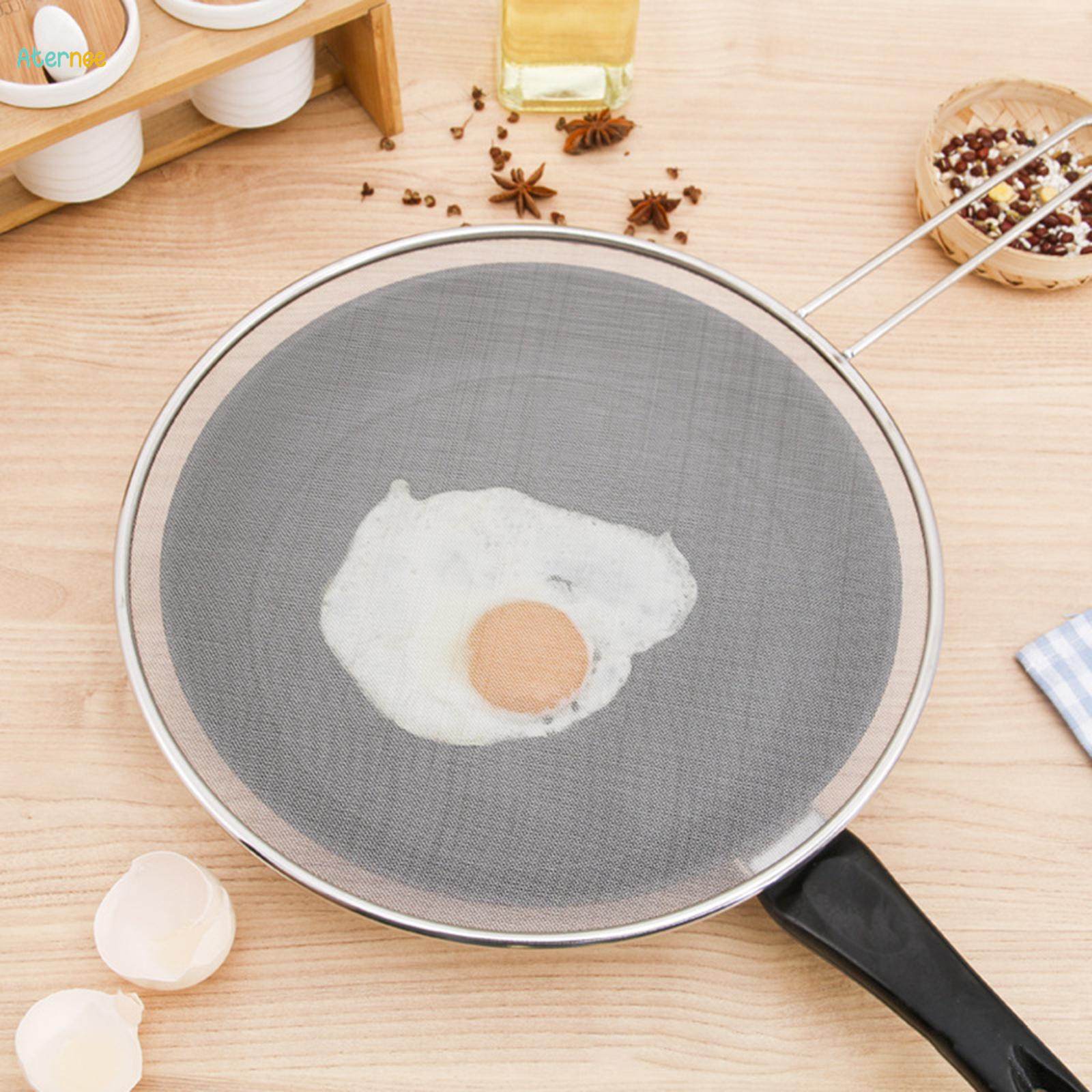 Fine Mesh Splatter Screen Easy Clean Pans Screen for Frying Pan Kitchen ...