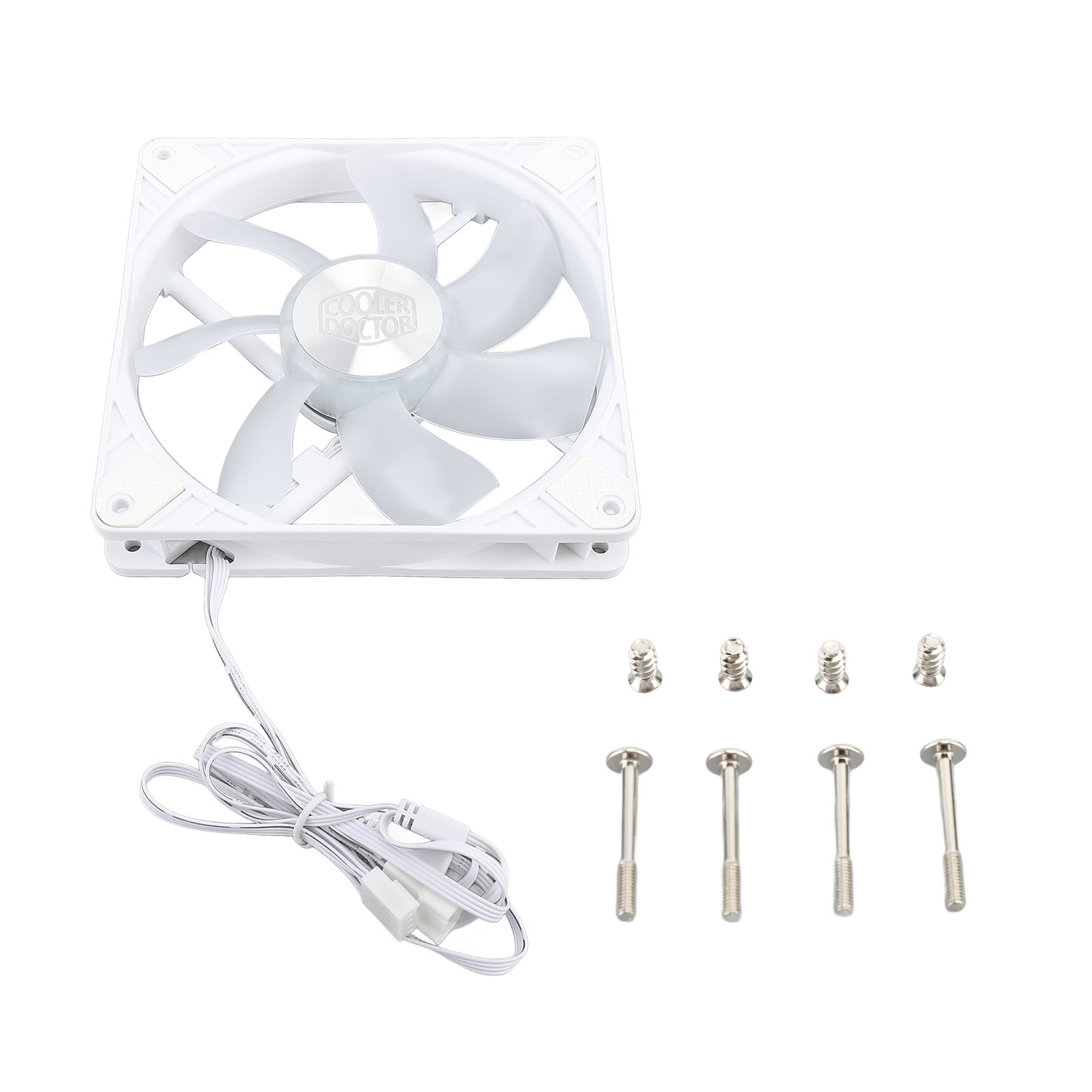ARGB Case Fan 140mm 1500RPM 110CFM Smart PWM Control MFDB Maglev ...