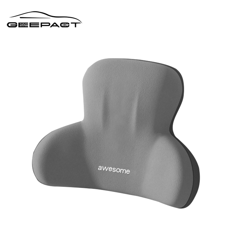 Geepact Car Headrest Sets Pillow Neck Support Headrest Lumbar Back ...