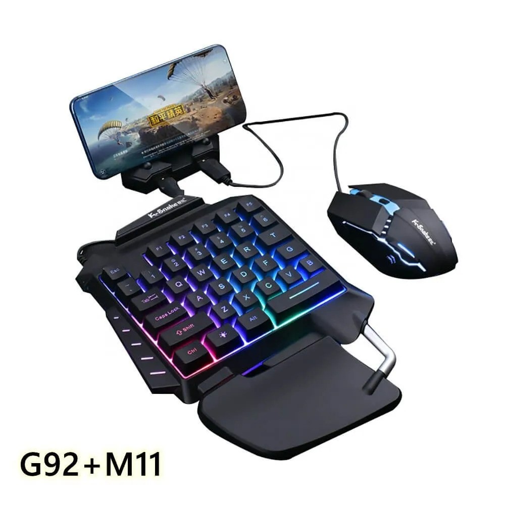 K-Snake Mobile Gaming RGB Keyboard & Mouse Combo | Daraz.com.bd
