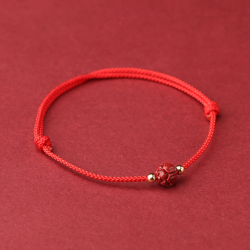 Tibetan Buddhist Lotus Beaded Bracelet Handmade Braided Adjustable ...