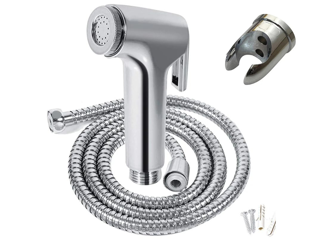 Handheld Commod shower ( ss colour whose pipe) | Daraz.com.bd