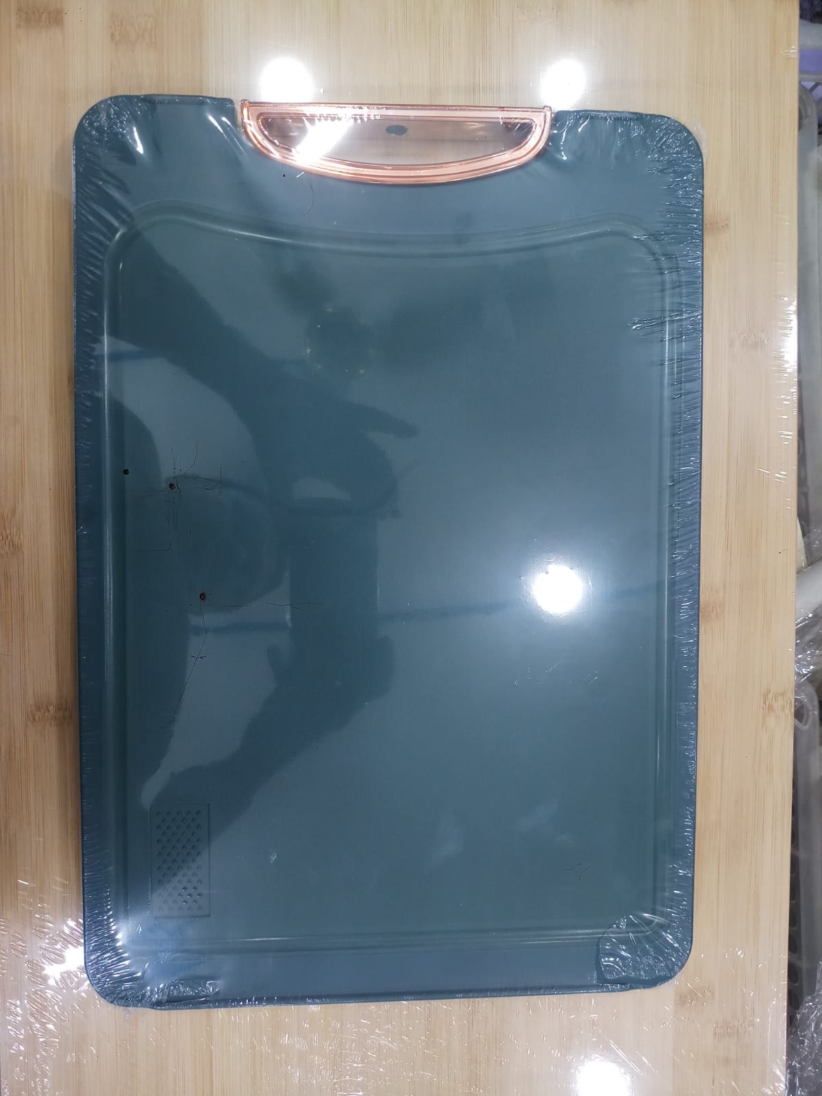 Double-Sided Stainless Steel Cutting Board With Stand Stainless Steel ...