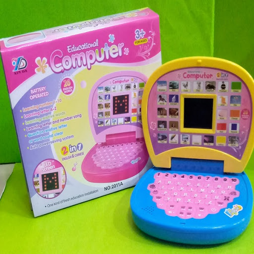 Educational Computer And Learning Abcd, Words & Number Battery Operated ...