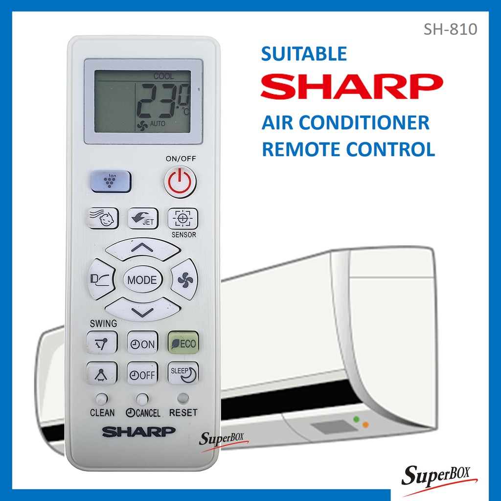 SHARP Air Conditioner Remote Use For Split AC | Daraz.com.bd