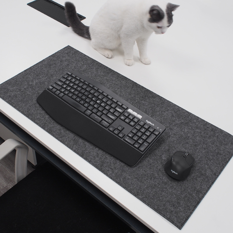 【Toy life hall】Large XXL Office Computer Desk Mat Keyboard Big Pad Felt ...