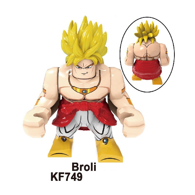 Son Goku Dragon Ball Minifigures Anime Series Vegeta Broli Building ...
