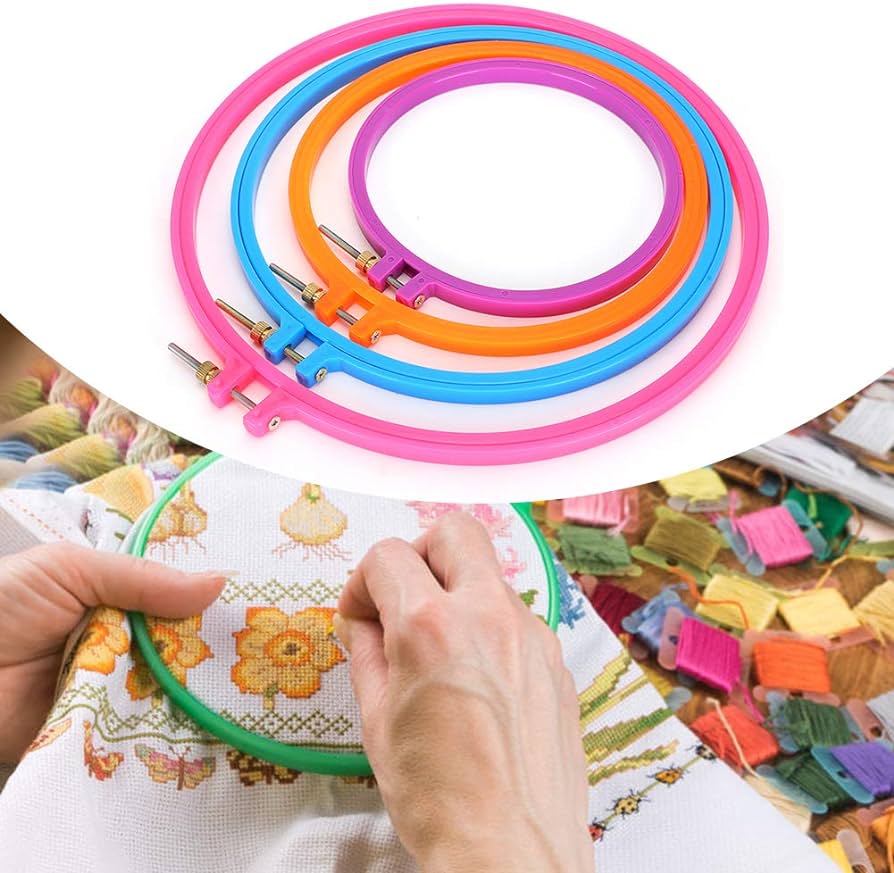 Embroidery Sewing Ring 1Pcs/Selai Ring/Sewing Ring Frame Plastic Nylon ...