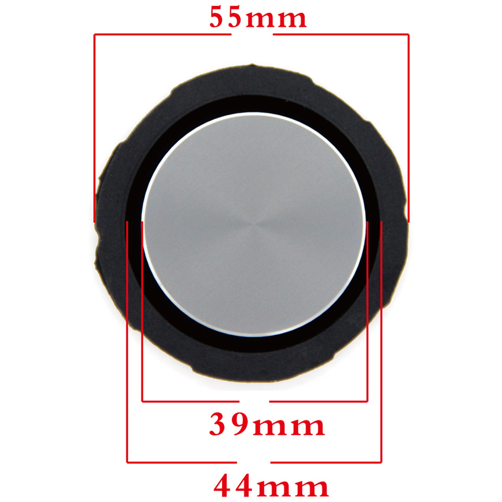 2PCS 55mm Passive Bass Radiator Speaker Diaphragm Auxiliary Strengthen ...