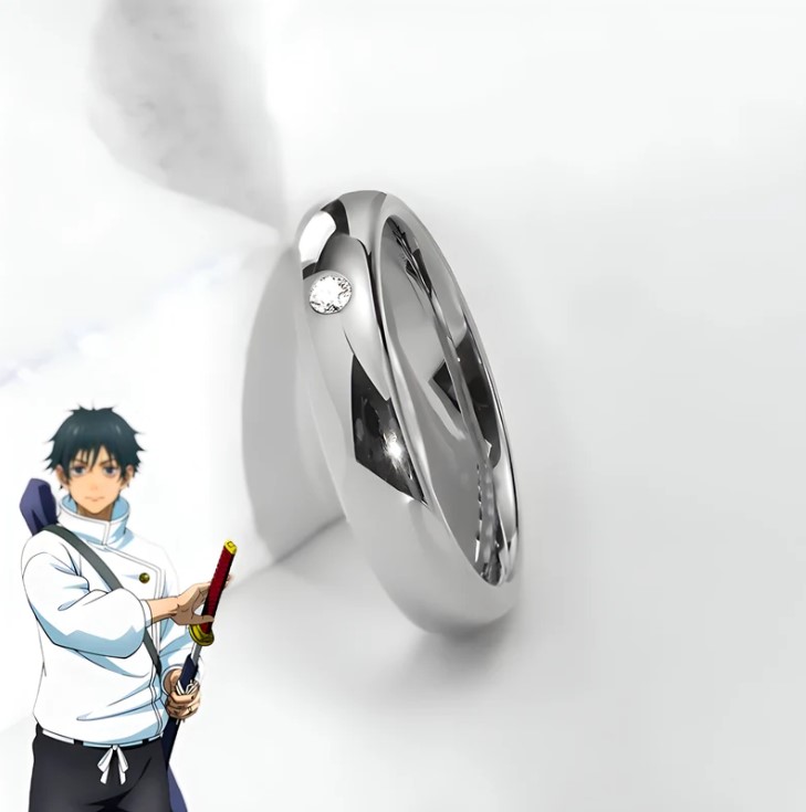 Jujutsu Kaisen Anime Yuta Okkotsu Stone Adjustable Size Rings For Men Women