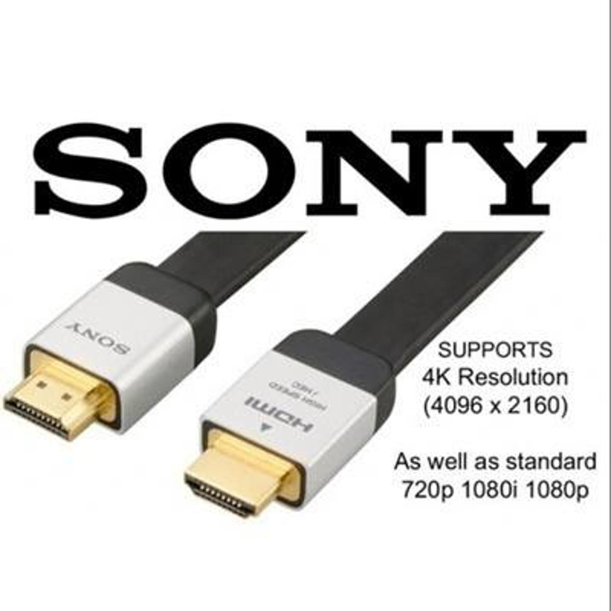 SONY 2 Meter HDMI To HDMI Cable HIGH SPEED HDMI CABLE 3D HD & 4K videos | Daraz.com.bd