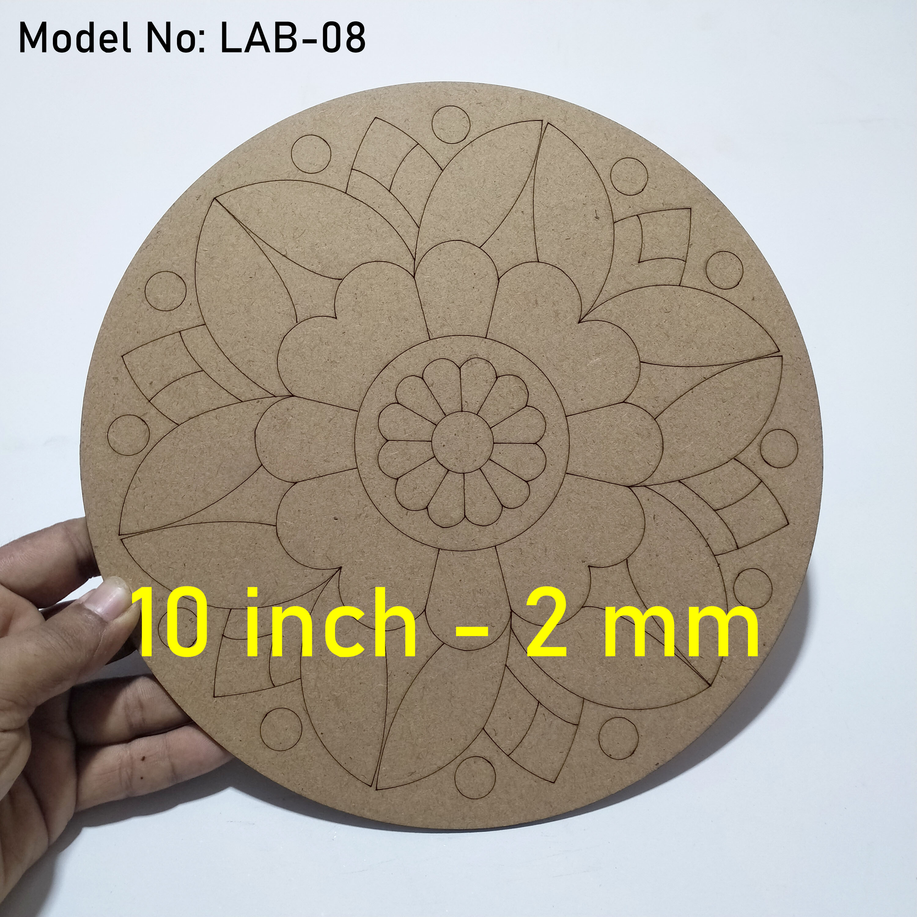 MDF Pre-Marked Lippan Art Board Base (Model No: LAB-08) | Daraz.com.bd
