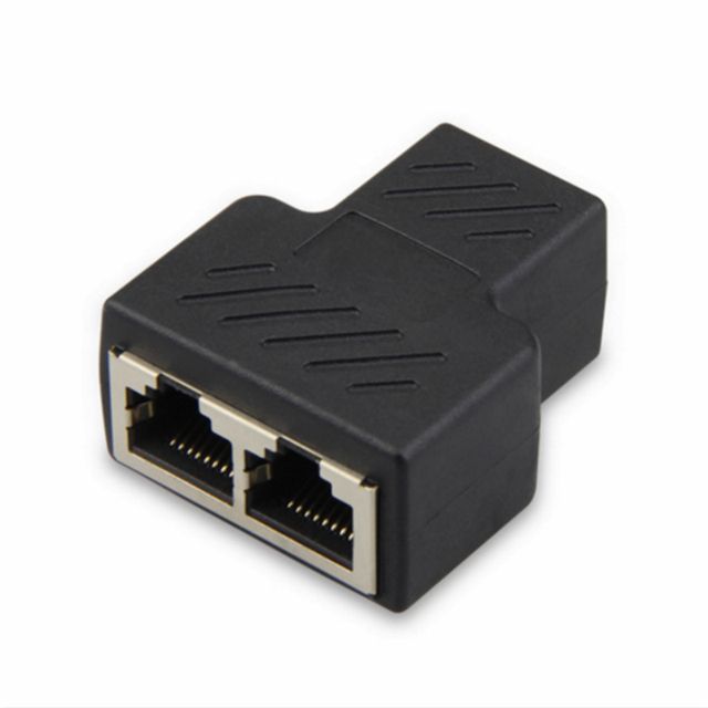 Lan Network Connector One In Two Lan Network Coupler Extender Rj45 ...