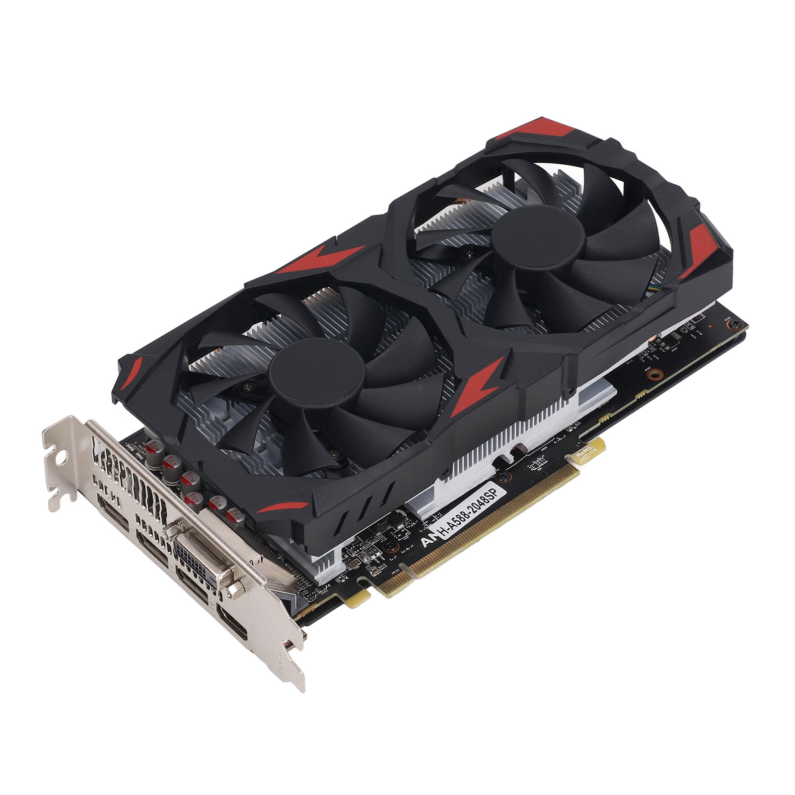 Gaming Graphics Card, RX 580 Graphics Card Efficient 256BIT with Dual ...