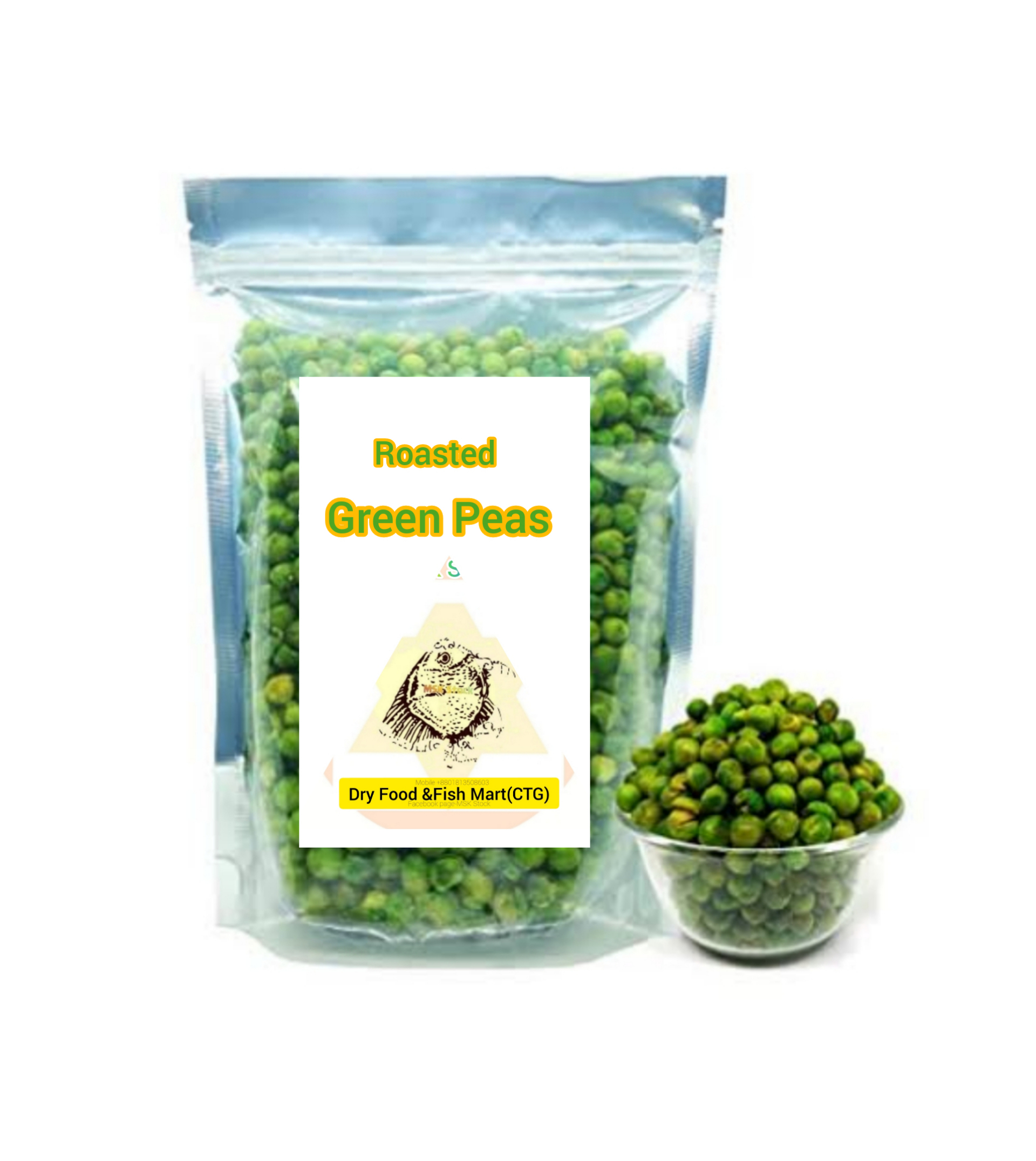 Roasted Green Peas-1 Kg | Daraz.com.bd