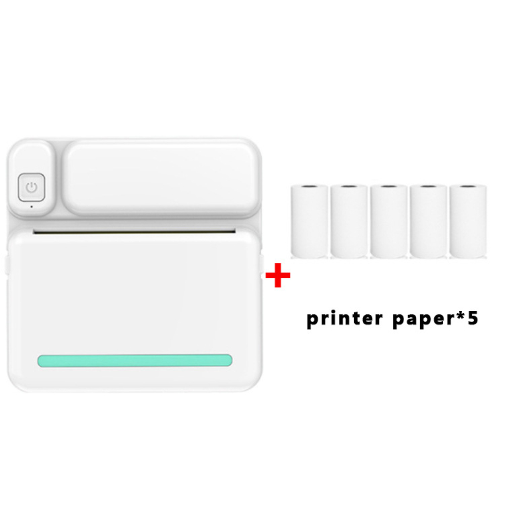 [Good Product] Mini Portable Thermal Printer Paper Photo Pocket Thermal ...
