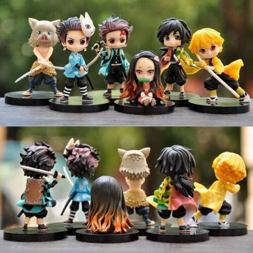 Demon Slayer Mini Figure set; 6 pieces & 4 pieces | Daraz.com.bd