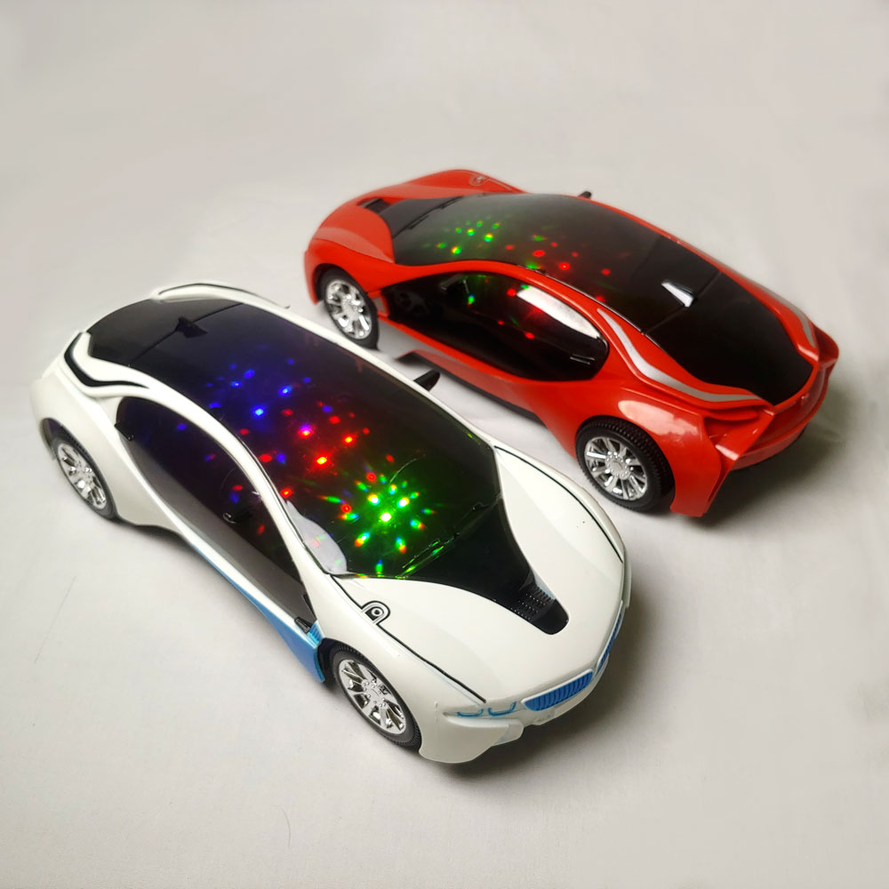 Push and Go Musical Car-Friction Powered Toy Car with Music and LED ...