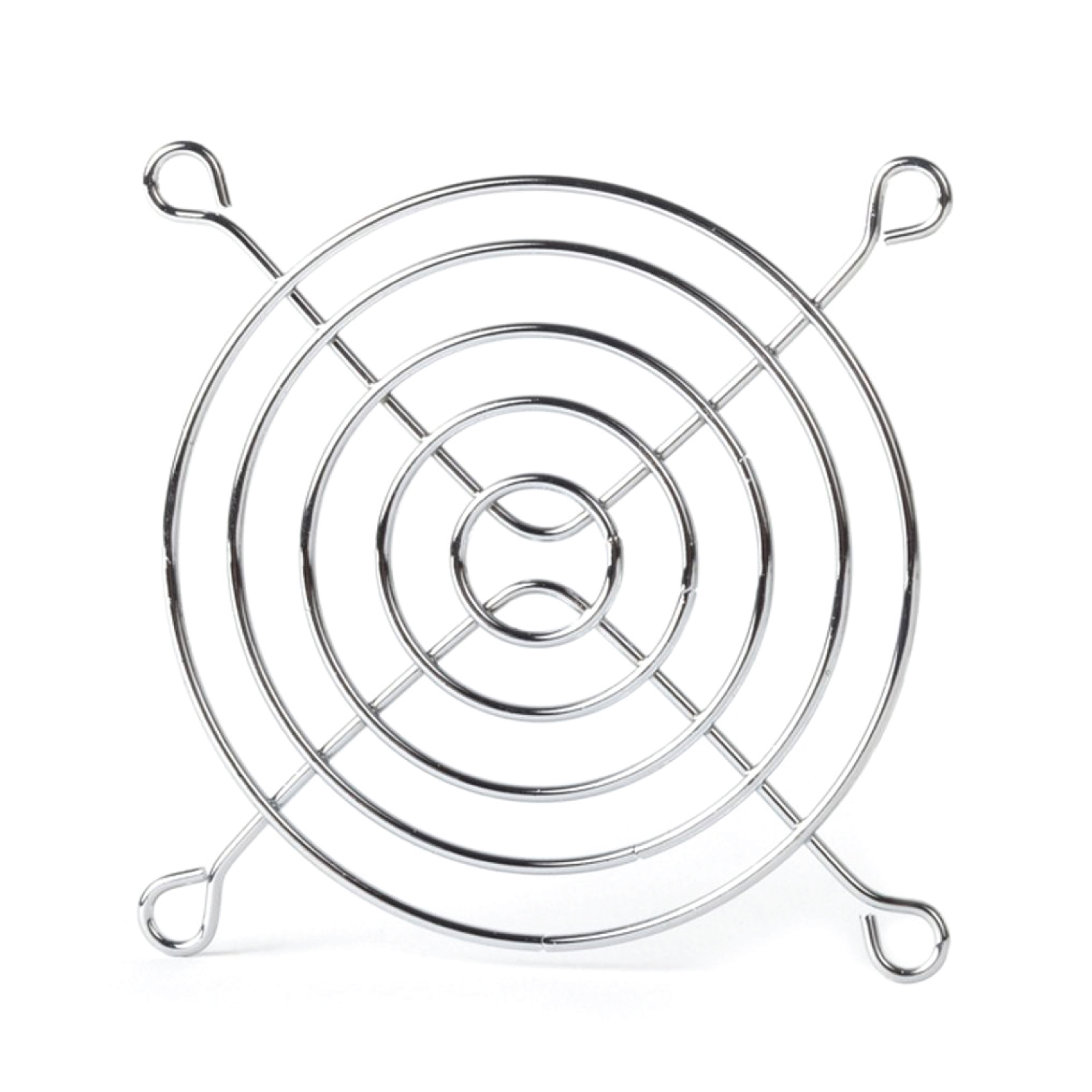 80mm / 3 inch Silver Metal Computer Fans Grill Cover Fan Protection Net ...