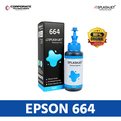 Epson T664 SPLASHJET Premium Compatible Refill Ink for Epson L130, L360 ...