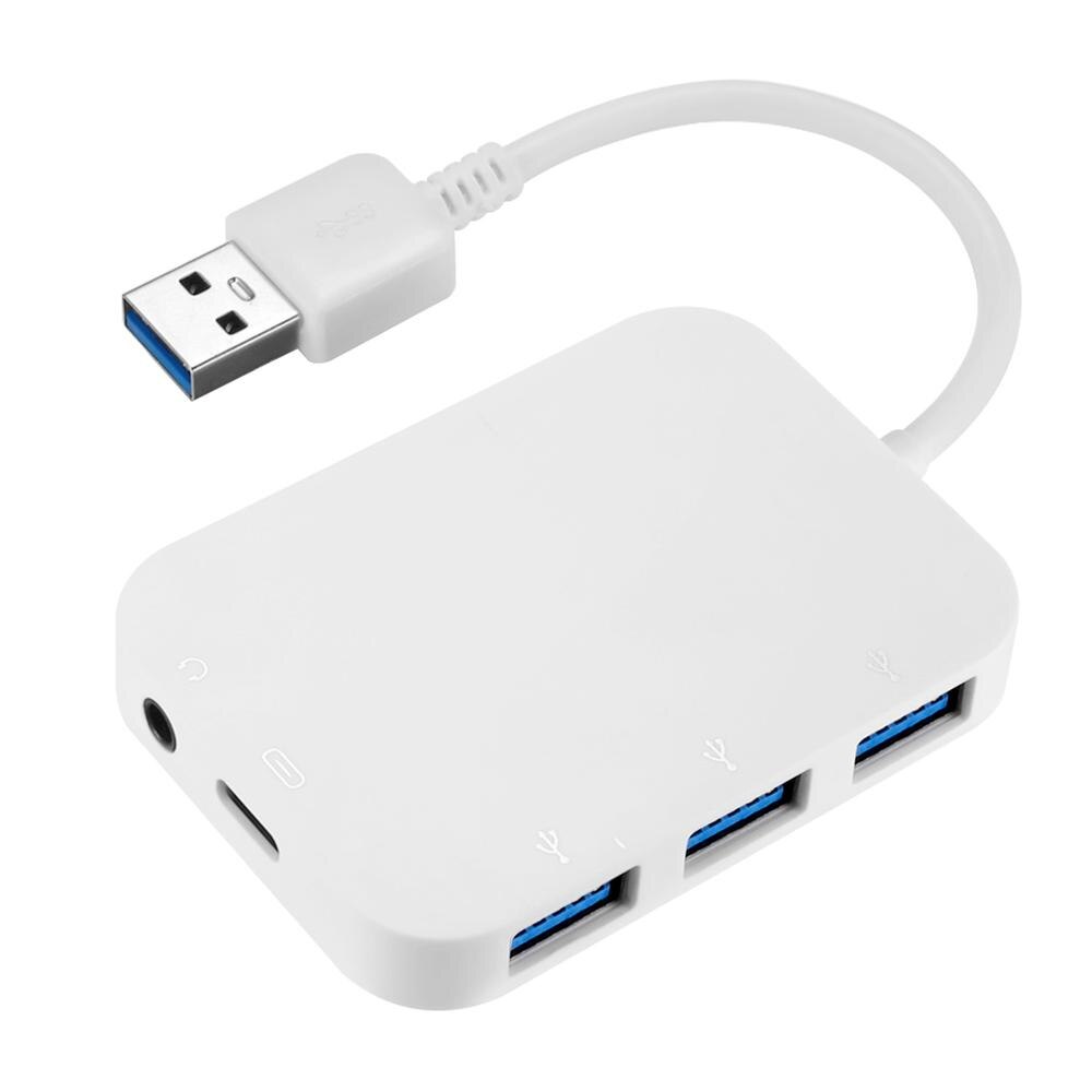 【VisioN Shop】1 For 4 Usb 3.0 Hub Extender Multi-port Computer External Multi-function Expansion ...