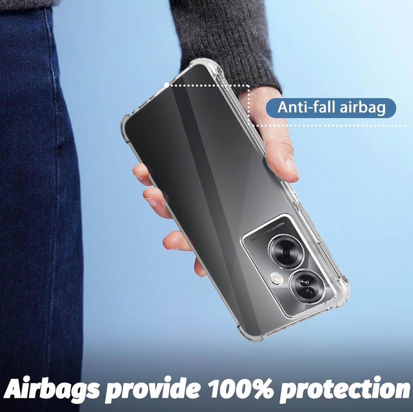 Soft Transparent Shockproof Tpu Back Case For Oppo A59 5G