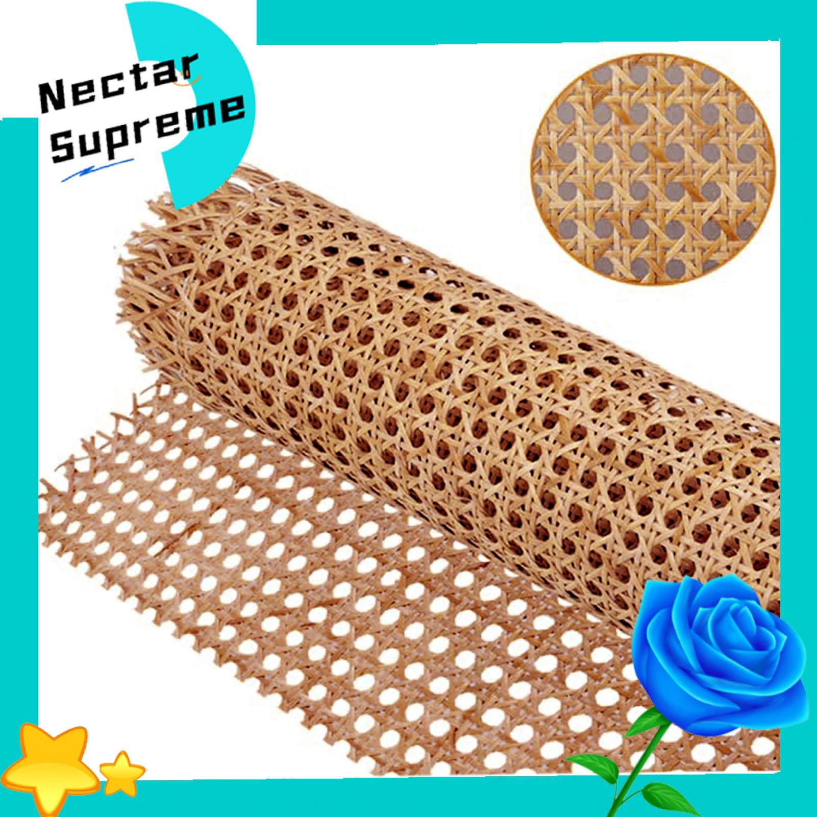 Imitation Rattan Webbing Large Curvature Chair Cabinet Decor Weaving ...