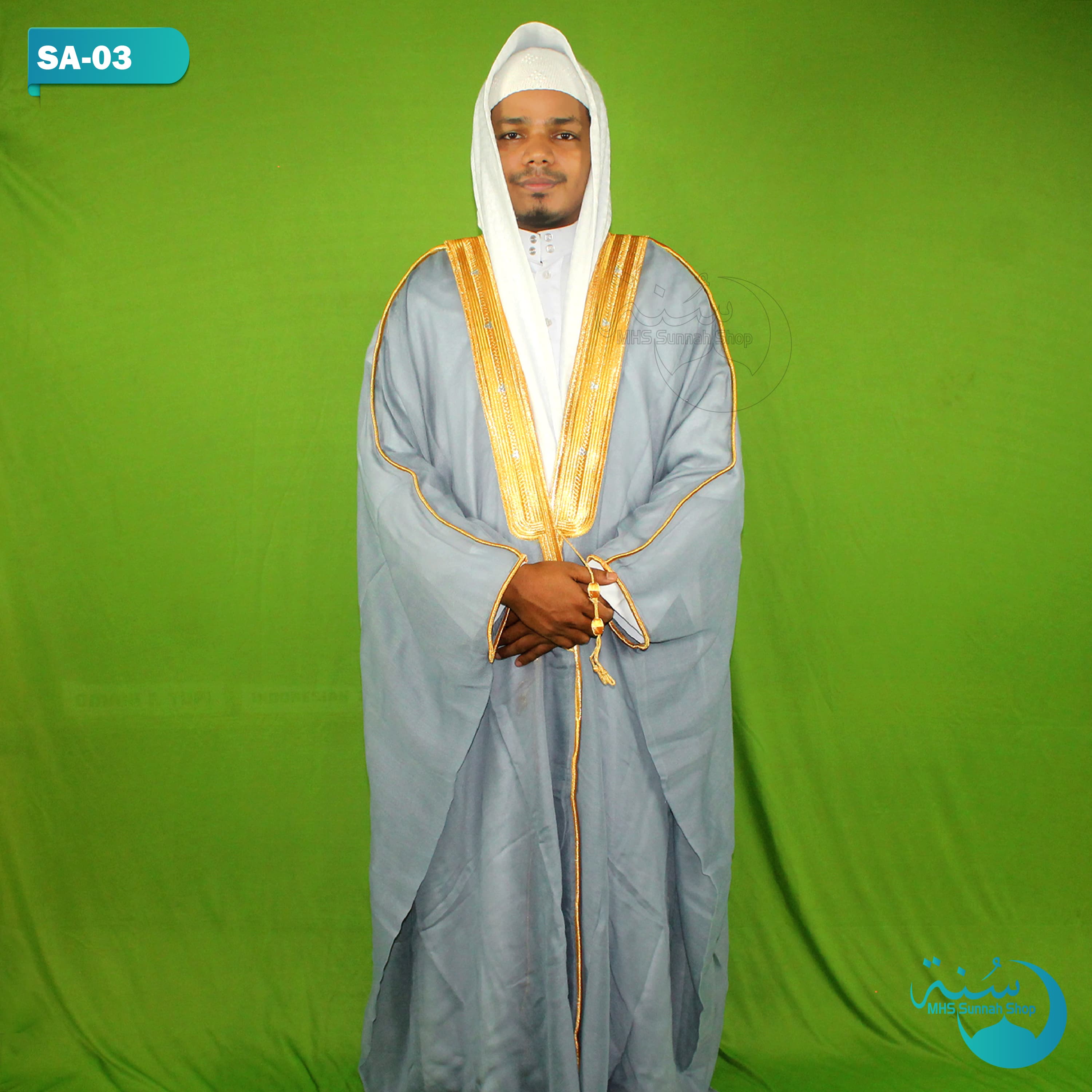 Gray Color Comfortable Imam Dress Abakaba Thobe For Men || Arab AbaKaba ...