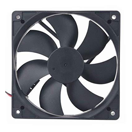 DC 12V 3 inch Cooling Fan Cooler Blower Fan Exhaust Fan (2 Pin Cable ...