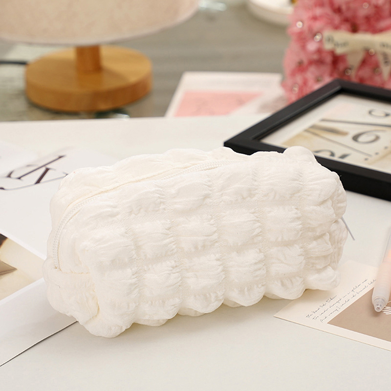 Cute fashion Plush Zipper Pencil Bag School Office Supplies Stationery ...