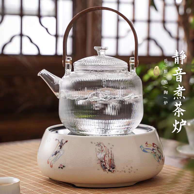 Borosilicate Glass Teapot, Loose Leaf Tea Kettle, 750 ml Borosilicate ...