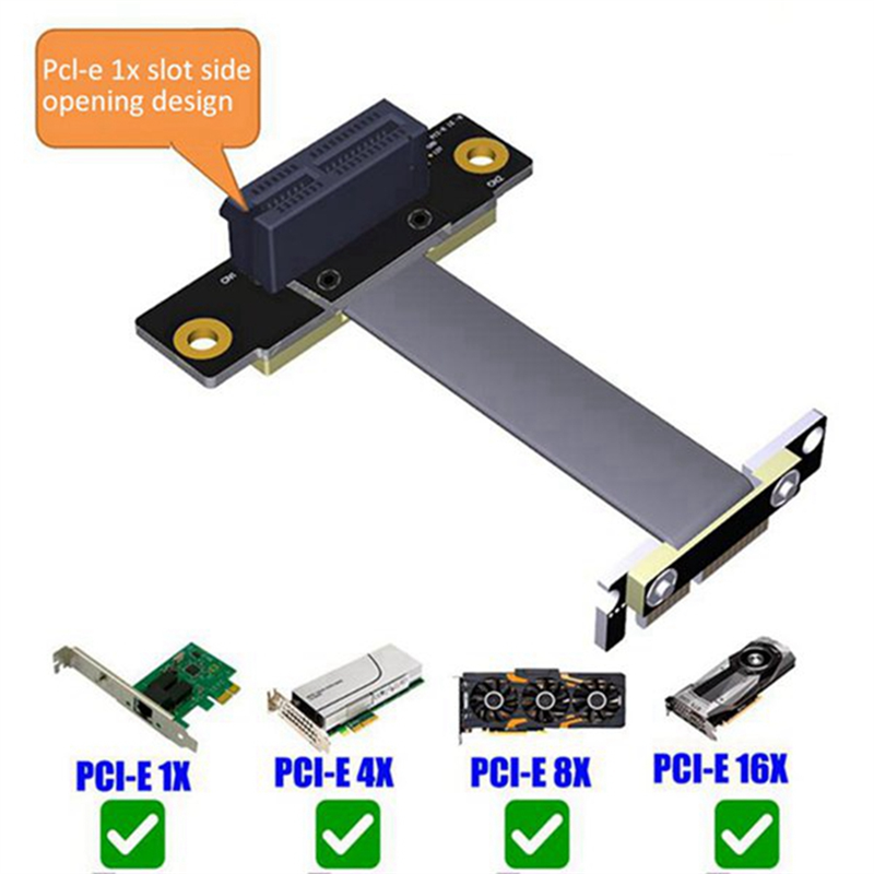 PCIE X1 Riser Cable Ribbon Extender | Daraz.com.bd