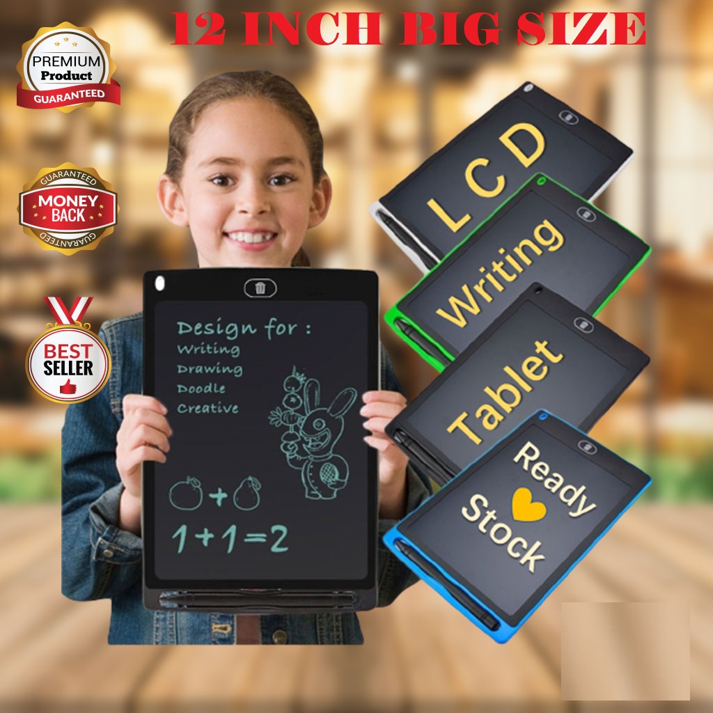 12 Inch LCD Writing Tablet Digital Drawing Tablet | Daraz.com.bd