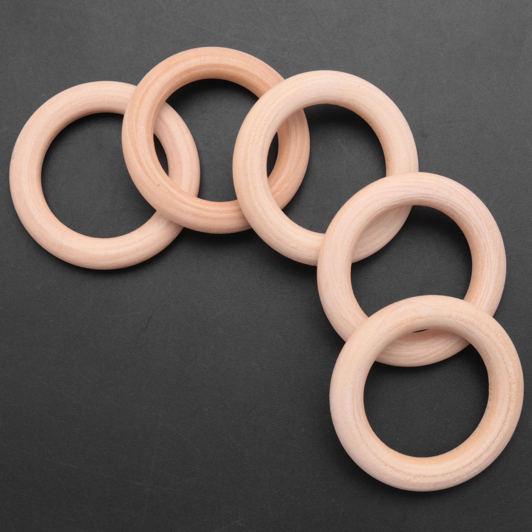 5x Wooden Ring For Crafting DIY Craft Jewelry Making 50mm | Daraz.com.bd