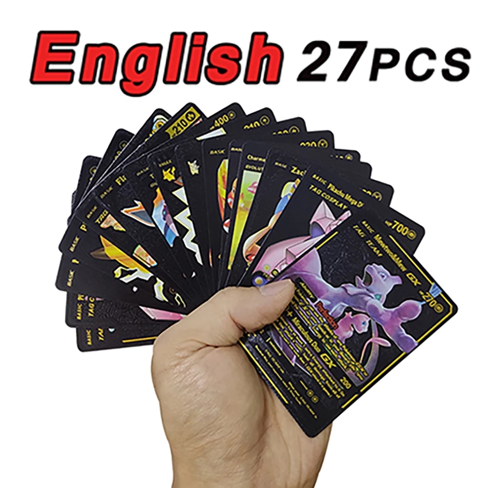 2022 HOT 54/81pcs Pokemon Cards Card V Card PIKACHU Charizard Golden Black Game Collection ...