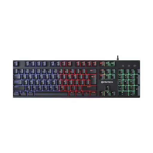 Fantech K614L Fighter III Membrane Backlit Black Wired Gaming Keyboard ...