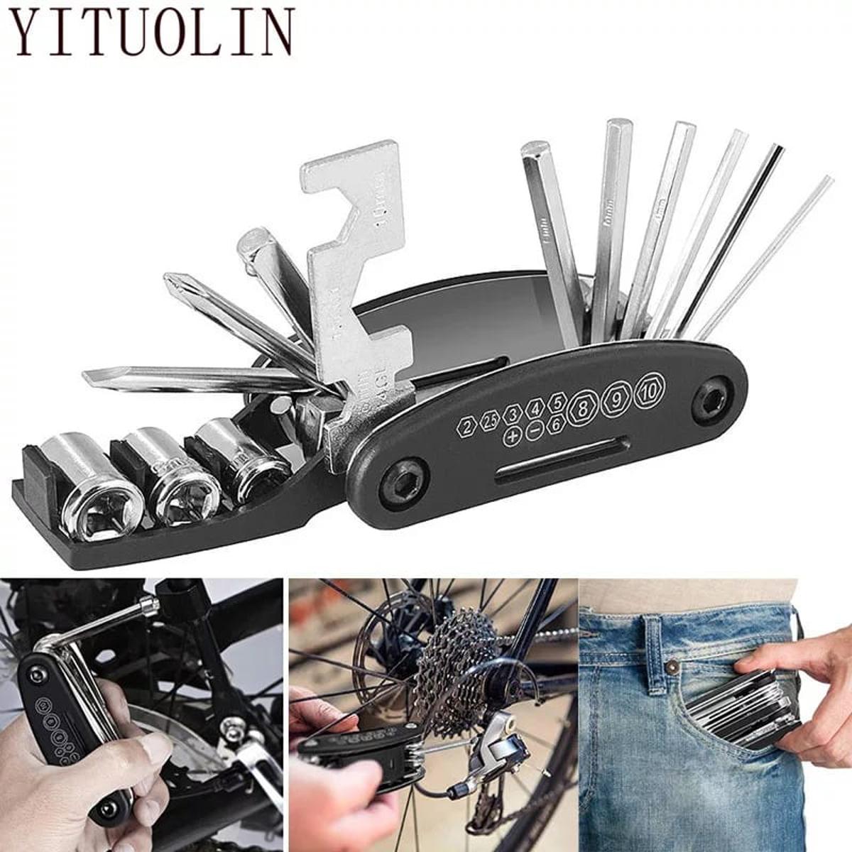 16 in 1 Multi Function Bike , Bicycle, Mechanic Repair Tool Kit | Daraz ...