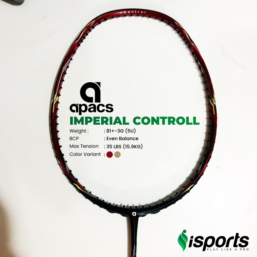 Malaysia Imported Apacs Imperial Control Unstrung Badminton Racket ...