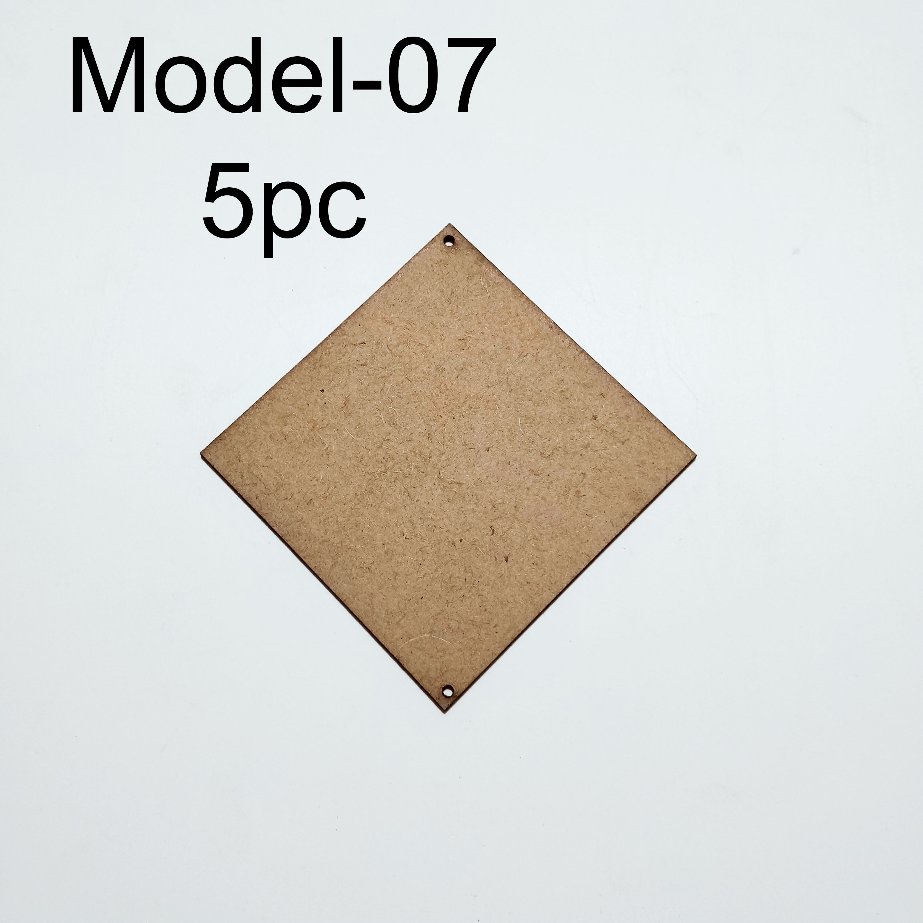 5 Pcs MDF DIY Coasters Wood Sheet Craft - MDF Plain Wooden Coasters ...