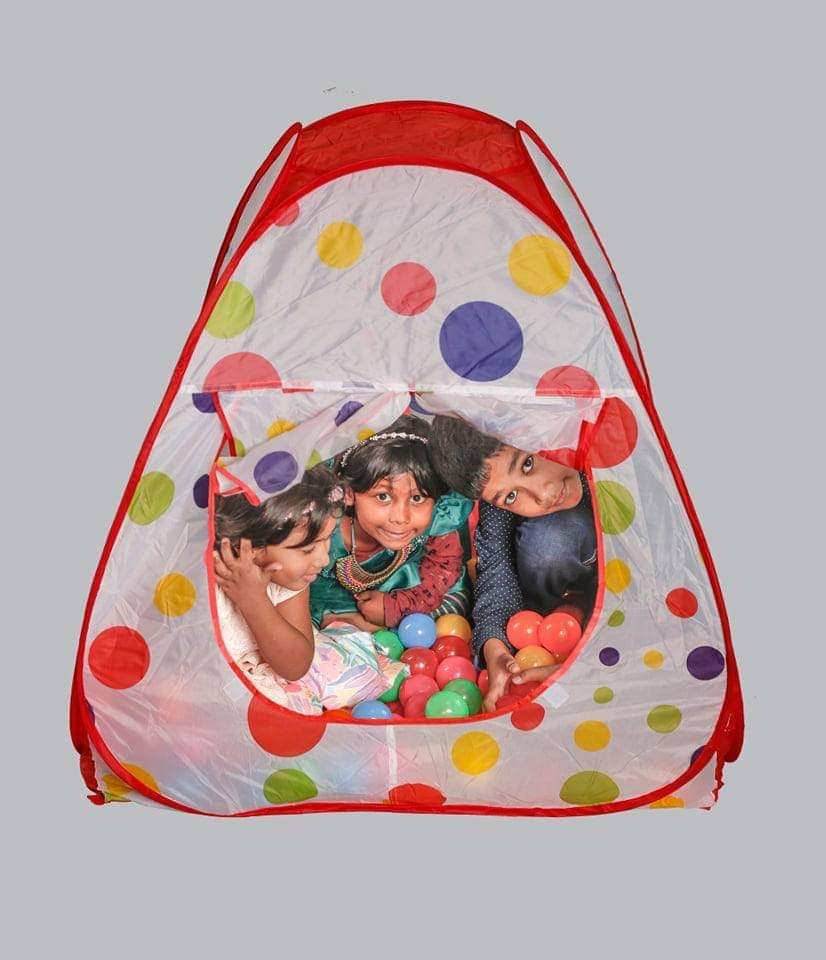 BIG SIZE TENT PLAY HOUSE WITH 100 PC BALLS | Daraz.com.bd
