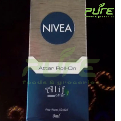 Alif NIVEA Attar Halal Long Lasting Roll On Non Alcooholic Perfume - 8 ...