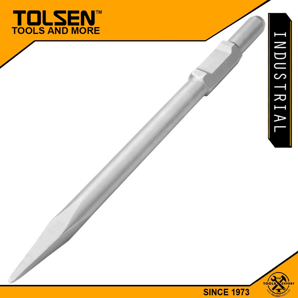 TOLSEN Hex Point Chisel (30x410mm) Industrial Grade Model: 75454 ...