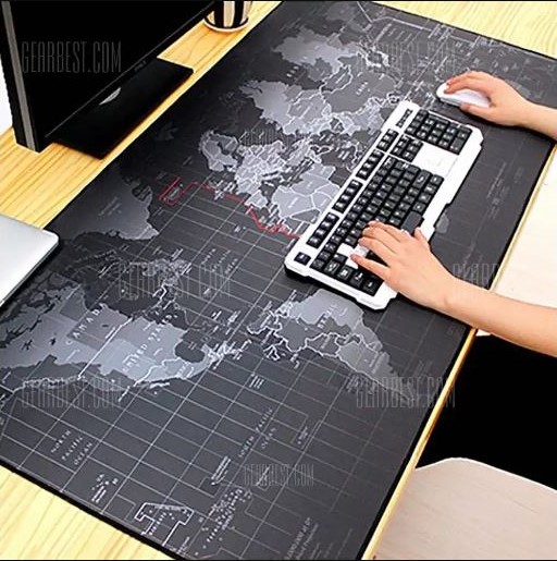 Gaming Mouse Pad WORLD MAP (BIG SIZE) 35nh/16inh | Daraz.com.bd
