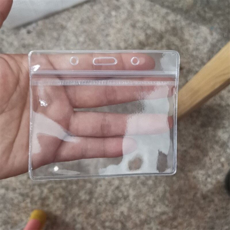 10/1PCS Waterproof Transparent Card Holder Plastic Protector Case ...