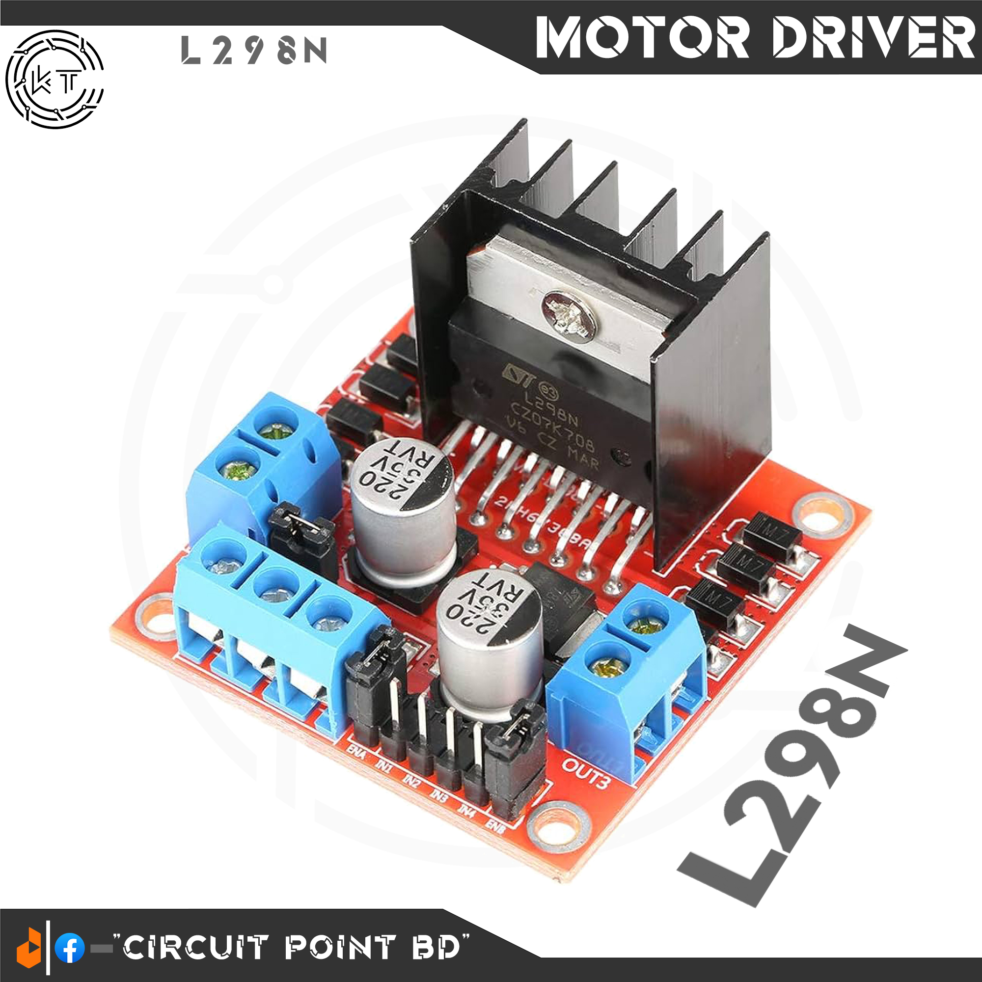 L298N Motor Driver Module H-Bridge Dual Motor Driver For RC Project-RC ...