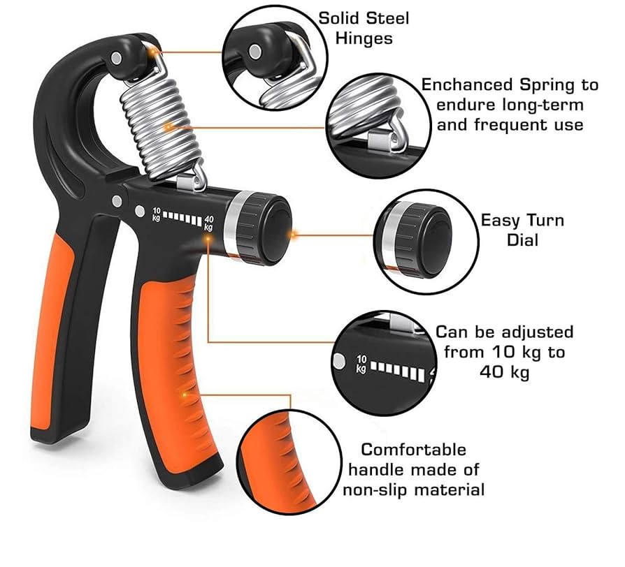 Hand Grip Gym Grippers Arm Wrist Developer Forearm Flexor Muscle ...