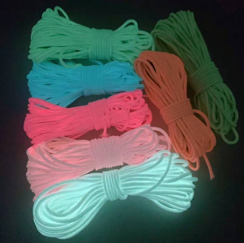 5 meter/Lot (16.4 Feet) 2mm Luminous Rope Glowing Paracord String Rope ...