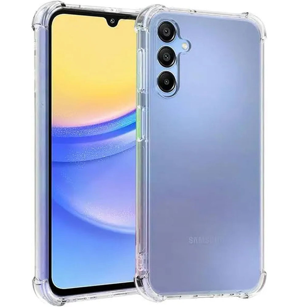 For Samsung galaxy A15 4G Flexible Clear Transparent Soft TPU Back Case ...