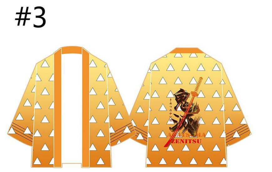 Anime peripherals: Tanjiro Kamado, your bean prints, kimonos, capes ...